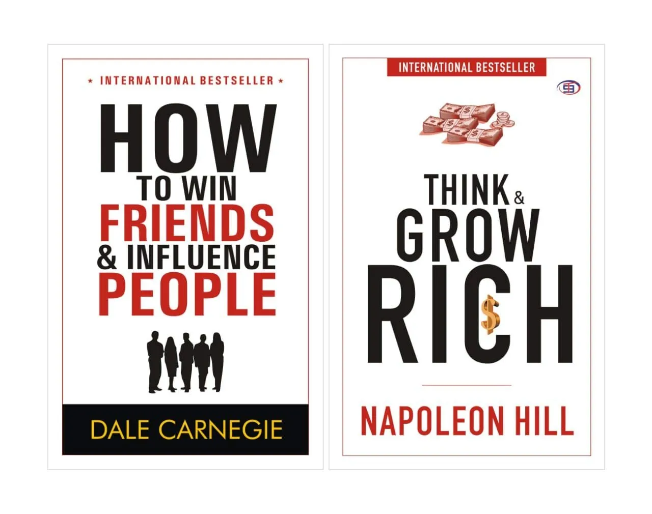 COMBO How to Win Friends & Influence People + Think & Grow Rich (Set of ...